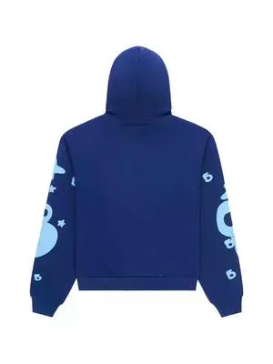 SP5DER Beluga Graphic Hoodie - Blue
