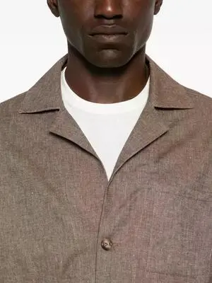 VELA SHOP Patch-pocket Long-sleeve Shirt