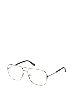 Mcm Pilot Frame Eyeglasses - Silver