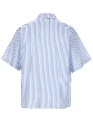 MSGM Printed Shirt - Azure