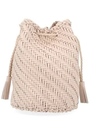 Dragon Diffusion Borsa Pompom Double Jump Bag - Beige