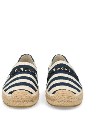 Marc Jacobs Striped Canvas Espadrilles - Multicolour