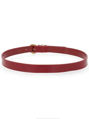 Pinko Belt With Logo - Red