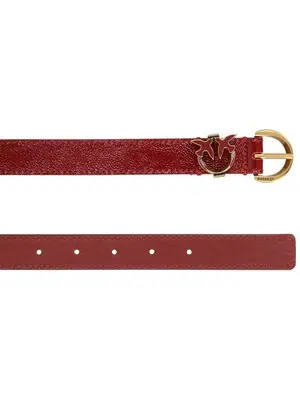 Pinko Belt With Logo - Red
