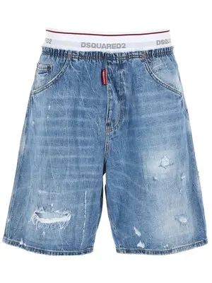 Dsquared2 Surfer” Logo Shorts - Blue