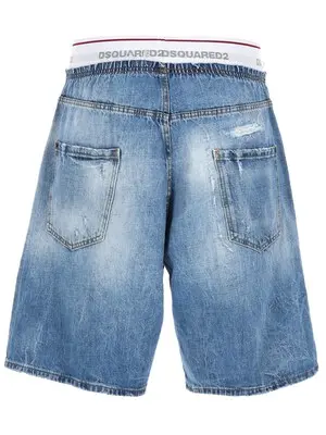 Dsquared2 Surfer” Logo Shorts - Blue
