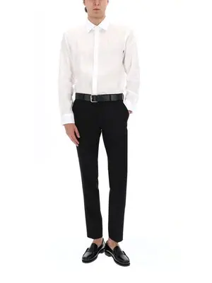 BOSS Camicia In Lino - White