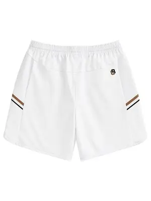 BOSS Shorts With Logo - White