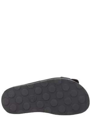 Moschino Sandals With Buckled Straps - Black