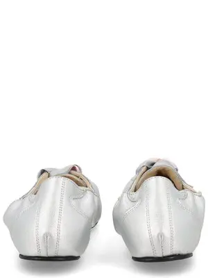 Repetto Tennis Silk Sneaker - Silver