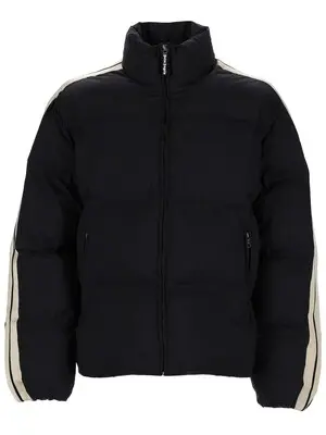 Palm Angels Giacca Con Logo - Black