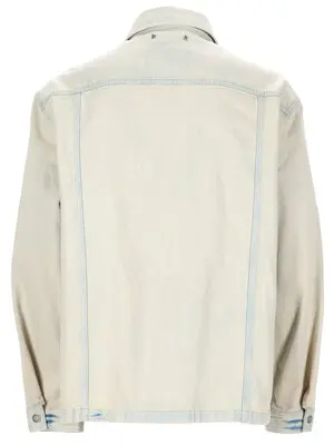 GOLDEN GOOSE Denim Jacket With Embroidered Pocket