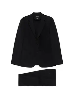 Zegna Single-breasted Suit - Black