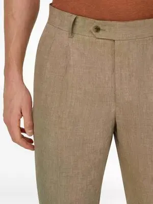 Boggi Milano Single-breasted Linen Suit - Neutrals
