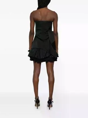 Alexander McQueen Bow-detail Pleated Dress