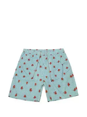 MC2 SAINT BARTH Octopus-print Swim Shorts - Blue