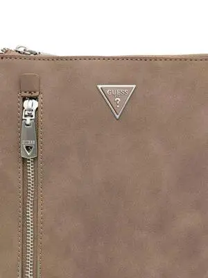 Guess Torino Logo-plaque Messenger Bag - Neutrals