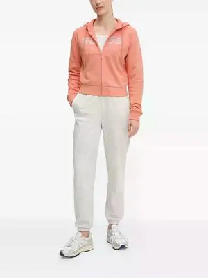 Guess Logo-embellished Hoodie - Orange