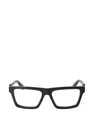 Off-White Rectangle Frame Glasses - Black