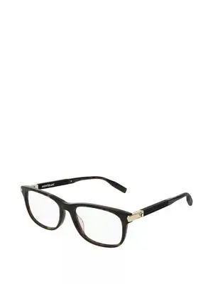 Montblanc Square Frame Eyeglasses - Brown