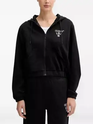Guess Zip-up Hoodie - Black