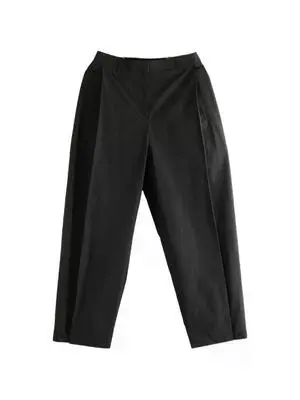AMOMENTO Pleated Button-cuff Trousers