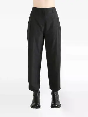 AMOMENTO Pleated Button-cuff Trousers