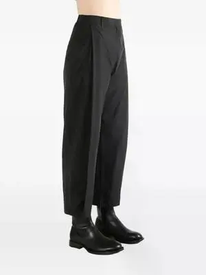 AMOMENTO Pleated Button-cuff Trousers