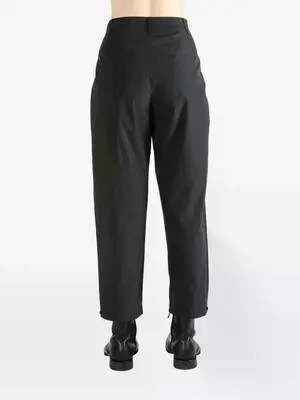 AMOMENTO Pleated Button-cuff Trousers
