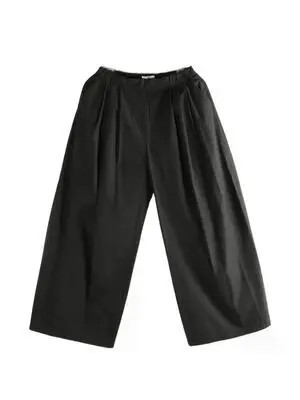 AMOMENTO Pleated Wide-leg Trousers