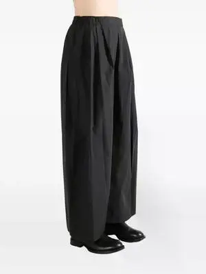 AMOMENTO Pleated Wide-leg Trousers