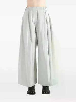 AMOMENTO Pleated Wide-leg Trousers