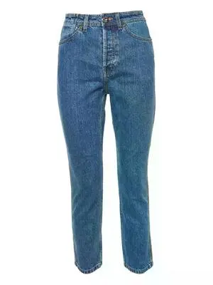 LANVIN Logo Patch Jeans