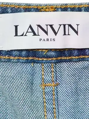 LANVIN Logo Patch Jeans