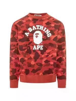 A BATHING APE Camouflage-print Logo Sweater