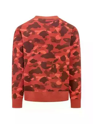 A BATHING APE Camouflage-print Logo Sweater