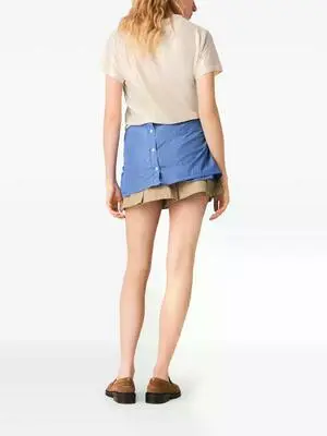 Maje Metallic-finish T-shirt
