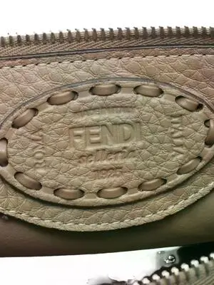 Fendi The Selleria Mini Satchel Bag - Neutrals