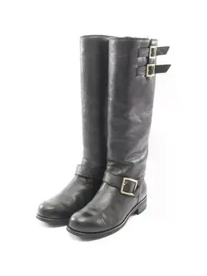 JIMMY CHOO Leather Engineer Boots