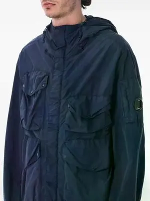 C.P. COMPANY Hooded Jacket With Lens Logo Detail