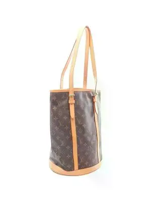 LOUIS VUITTON Monogram Canvas Bucket Gm Shoulder Bag