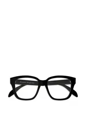 Alexander McQueen Square-frame Eyeglasses - Black