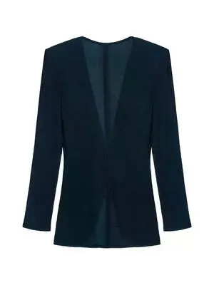 Giorgio Armani Ribbed Knit Cardigan With Knot Detail