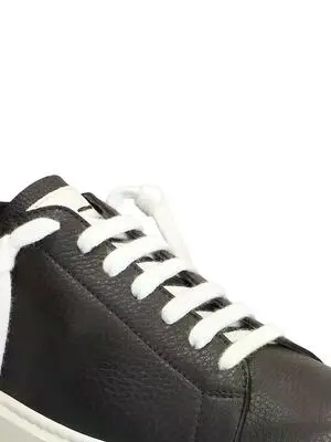 DOUCAL'S Pebbled Leather Sneakers - Brown