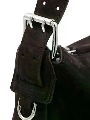 LEMAIRE Suede Shoulder Bag - Brown
