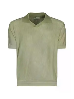 Piacenza Cashmere 1733 Short Sleeve Polos For Men