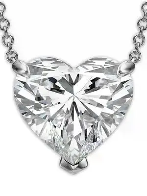 TILLA Solitaire Diamond Heart Pendant Necklace