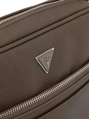 Guess Milano Mini Logo-plaque Messenger Bag - Brown