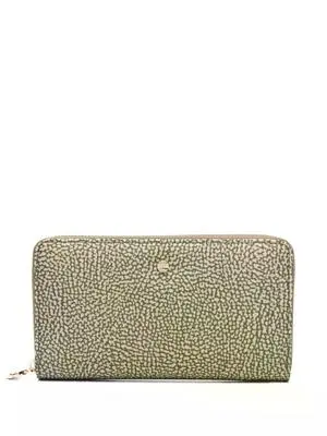 Borbonese Patterned Wallet - Green