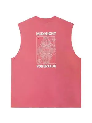Izzue Graphic-print Sleeveless Top - Pink